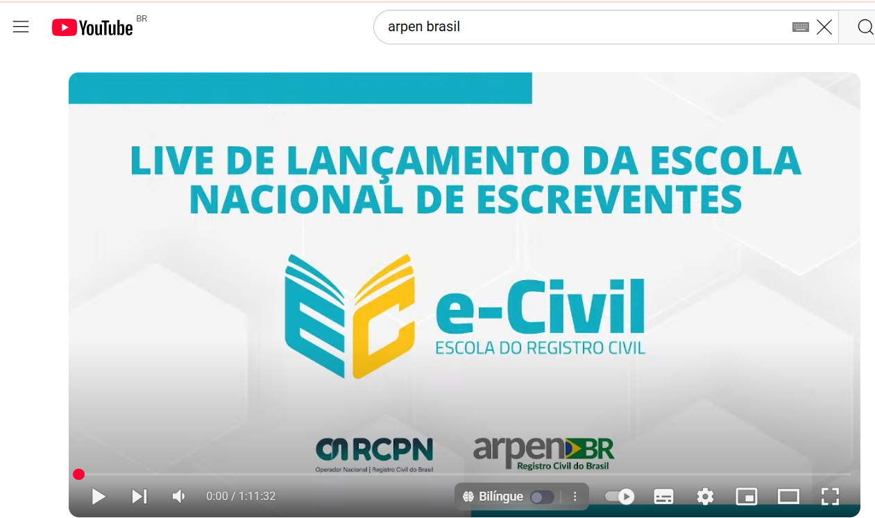 Arpen/BR lança Escola Nacional de Escreventes do Registro Civil via ...